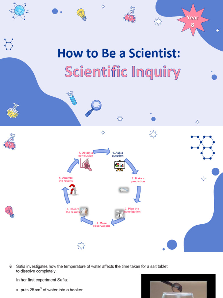 Steps in Scientific Inquiry for Students | PDF | Cartesian Coordinate ...