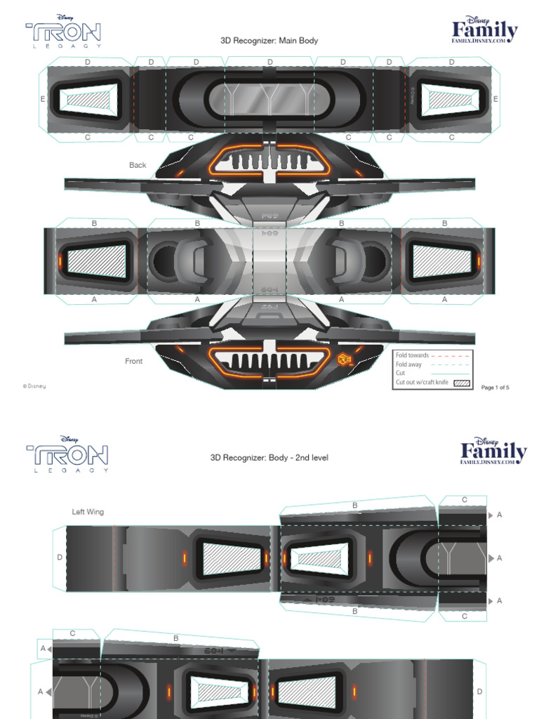 Tron Recognizer Printable FDCOM | PDF | Foot