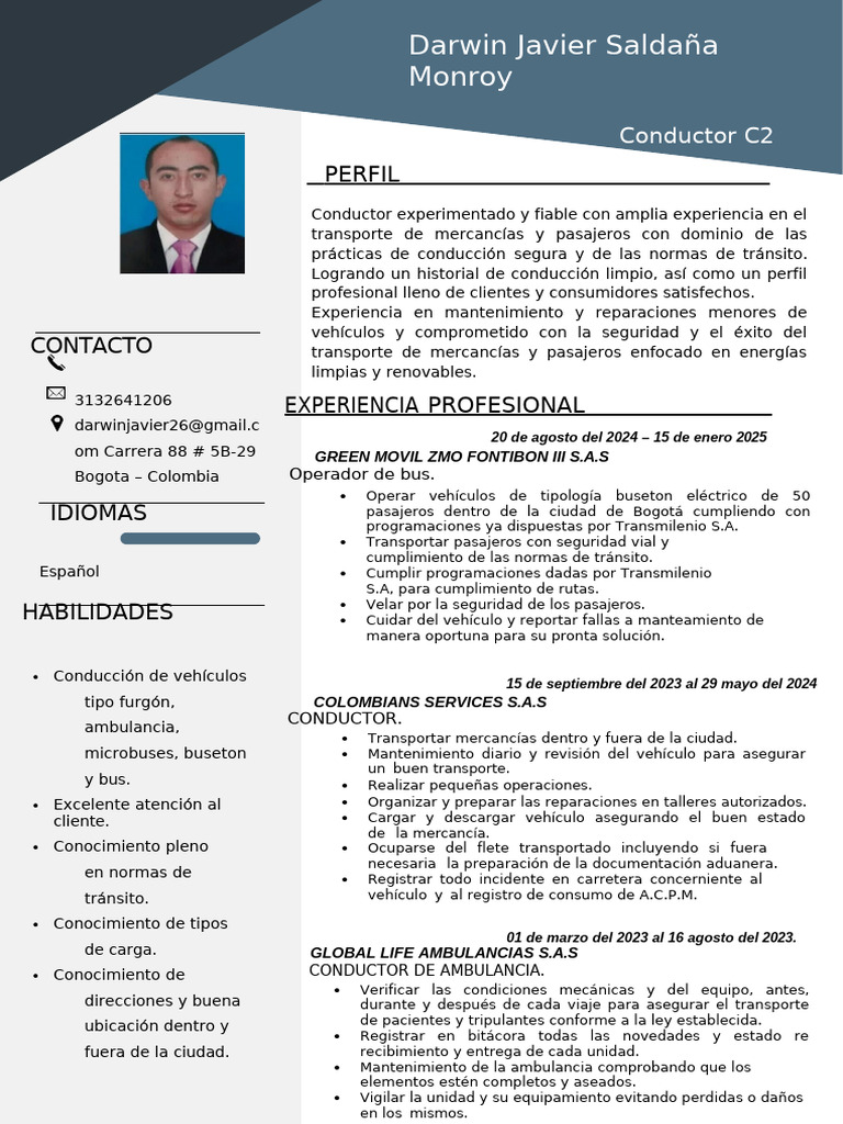 Conductor Experto en Transporte Seguro | PDF | Transporte | Ambulancia