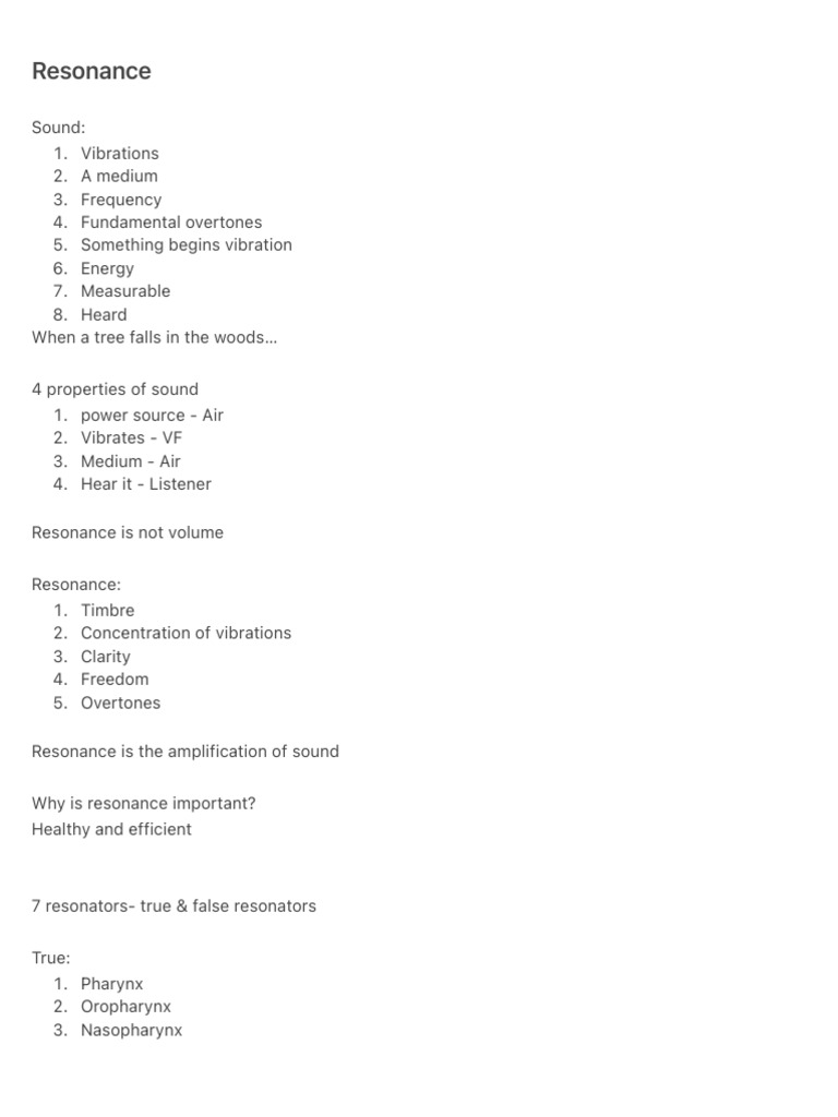 Resonance | PDF