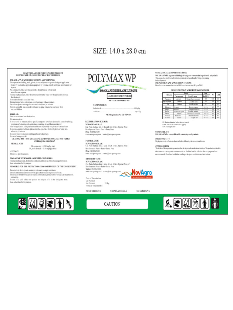 Polymax WP Novagr | PDF