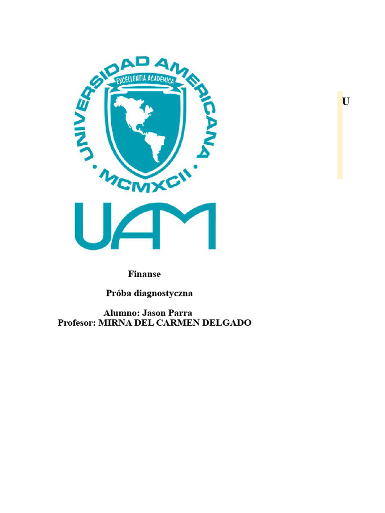Test Diagnostyczny - Jason P. | PDF