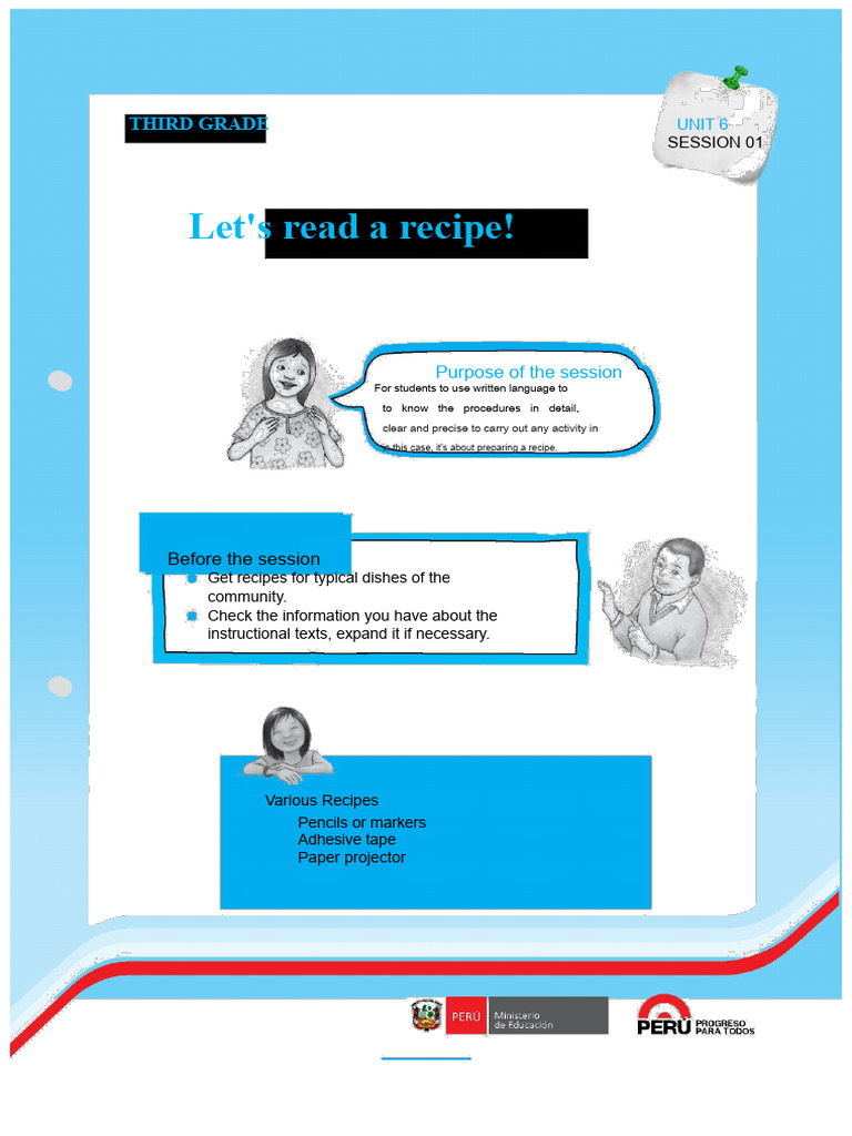 Reading and Understanding Recipes in 3rd Grade | PDF | Recipe | Information