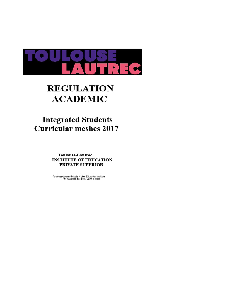 Internal Regulations Institute Tls | PDF | Curriculum | Crimes