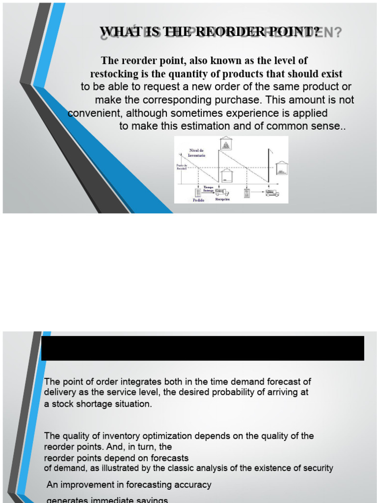 What Is The Reorder Point? | PDF