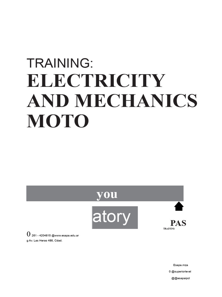 Motorcycle Mechanics and Electricity Manual | PDF | Internal Combustion Engine | Piston