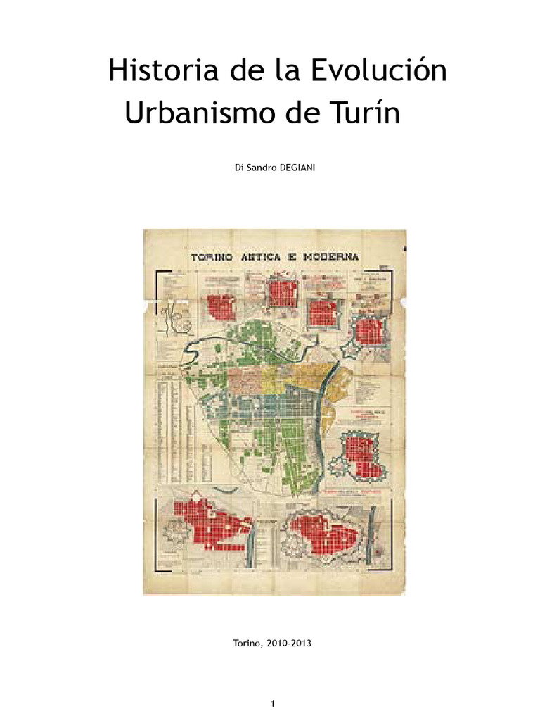 Historia de La Evolución Urbanística de Turín | PDF | Turín