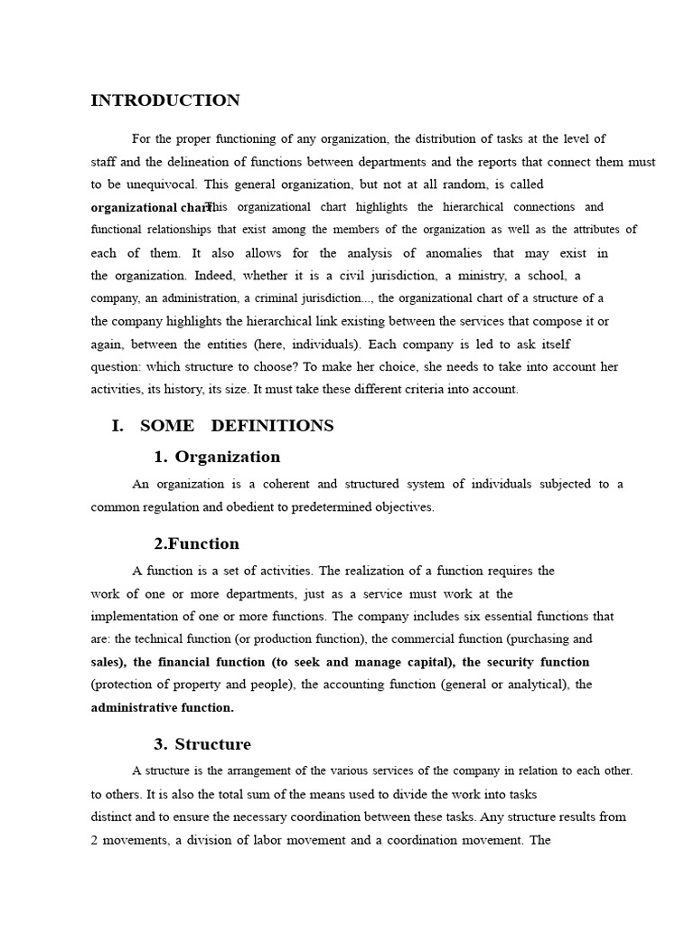 Understanding Organizational Charts | PDF | Matrix (Mathematics ...