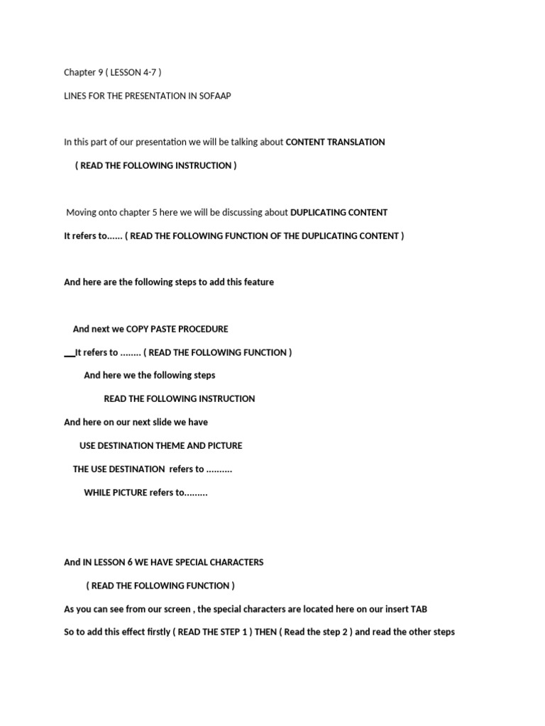 Chapter 9 Lesson 4-7 | PDF