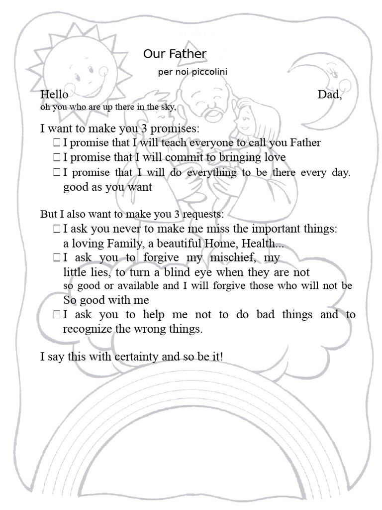 Our Father Explanation | PDF
