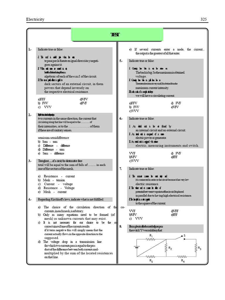 Solution Manual For Electrical Circuit Problems PDF | PDF | Series And ...