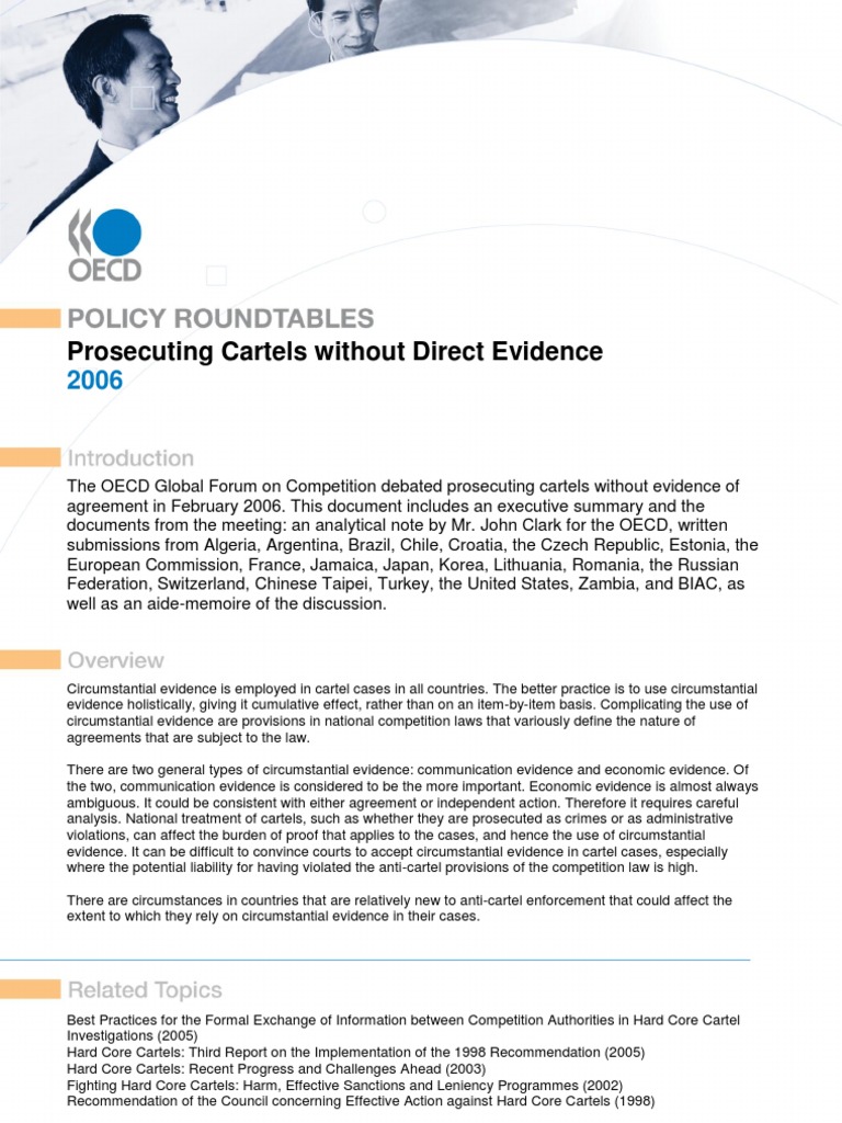 Policy Roundtables | PDF | Cartel | Competition Law