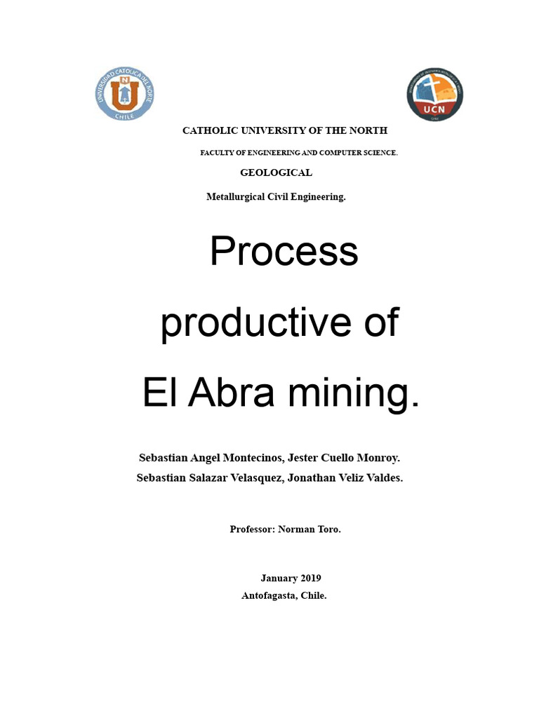 El Abra Mining Copper Leaching Process | PDF | Physical Sciences ...