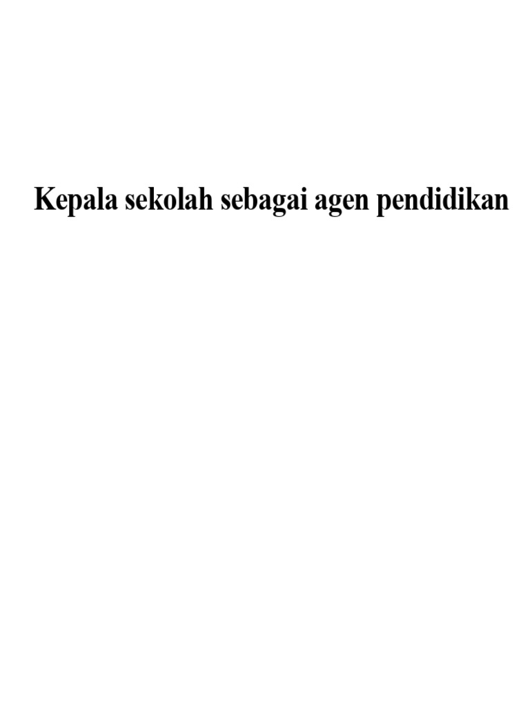 Peran Prefek dalam Pendidikan Siswa | PDF