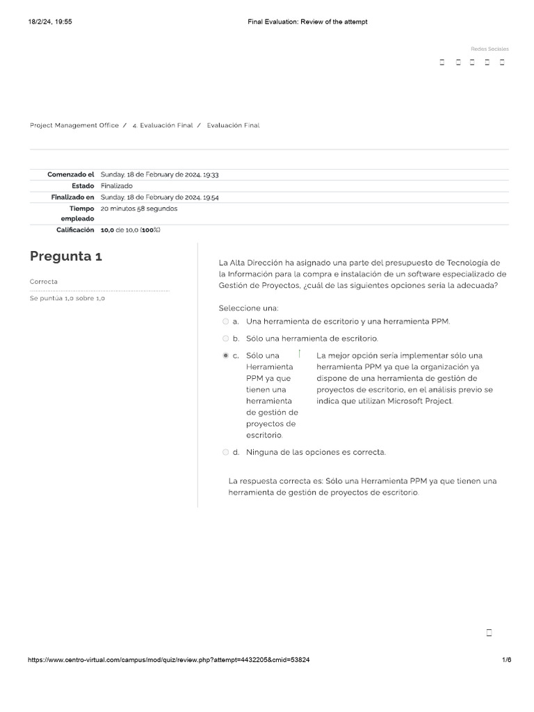 Final Evaluation Attempt Review | PDF