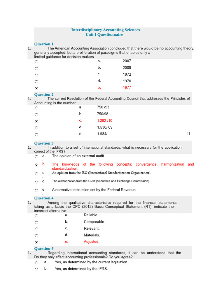 Interdisciplinary Accounting Sciences | PDF | Accounting | Expense