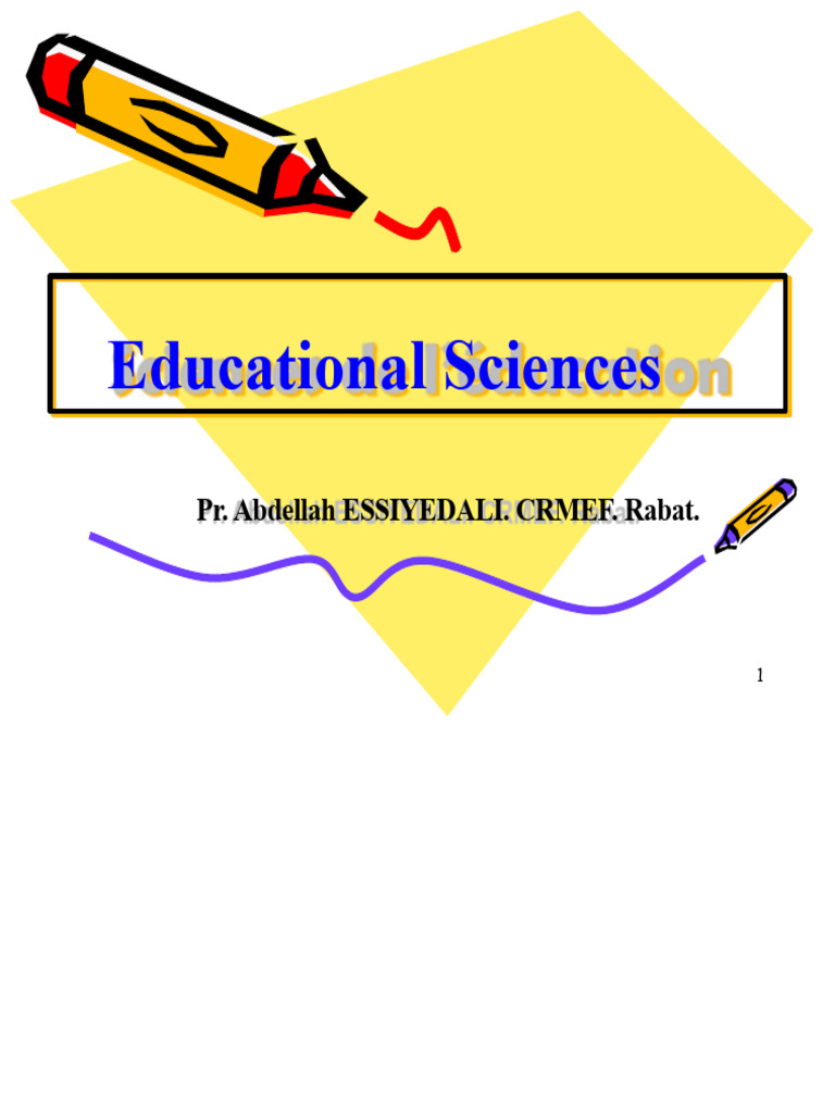 Module SC Educ Crmef Rabat 2020 | PDF | Behaviorism | Psychology
