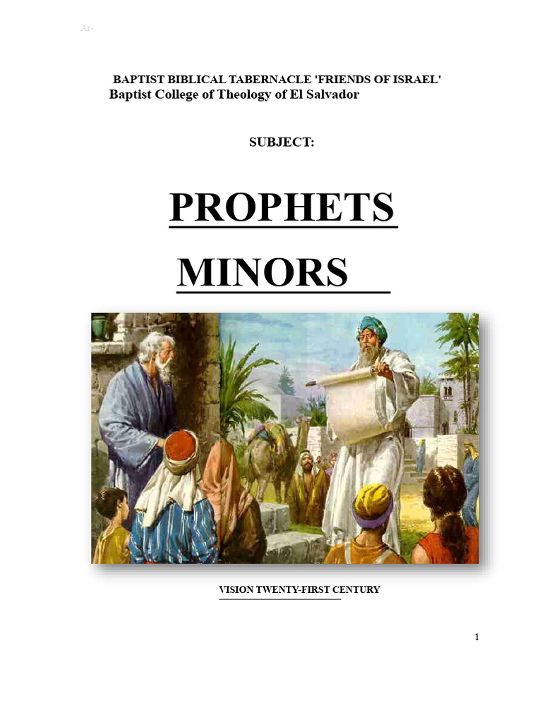 Minor Prophets | PDF | Twelve Minor Prophets | Nevi'im