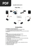 Band Technical Rider Template | PDF | Sound Technology | Sound