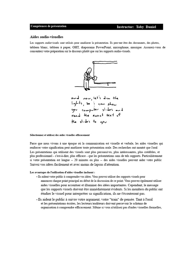 Utilisation efficace des aides visuelles | PDF | Internet | Internet et Web
