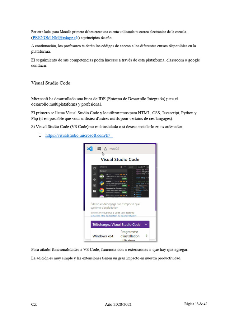 Configuración de VSCode | PDF | Php | HTML