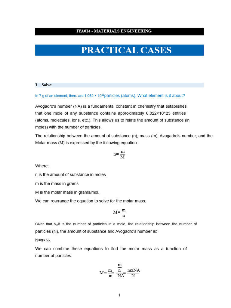 Materials Engineering | PDF | Deformation (Engineering) | Mole (Unit)