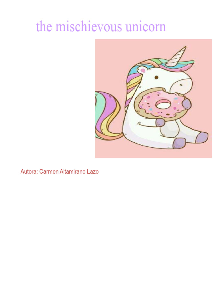 The Mischievous Unicorn's Adventure | PDF