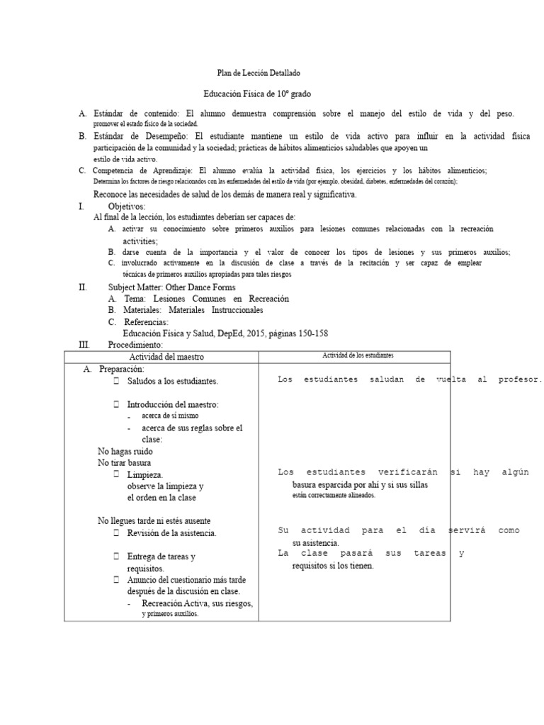 DLP en PE 10 Lesiones Comunes | PDF | Primeros auxilios | Herida
