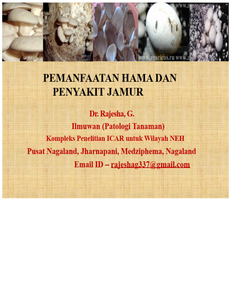 Manajemen Hama Dan Penyakit Jamur | PDF
