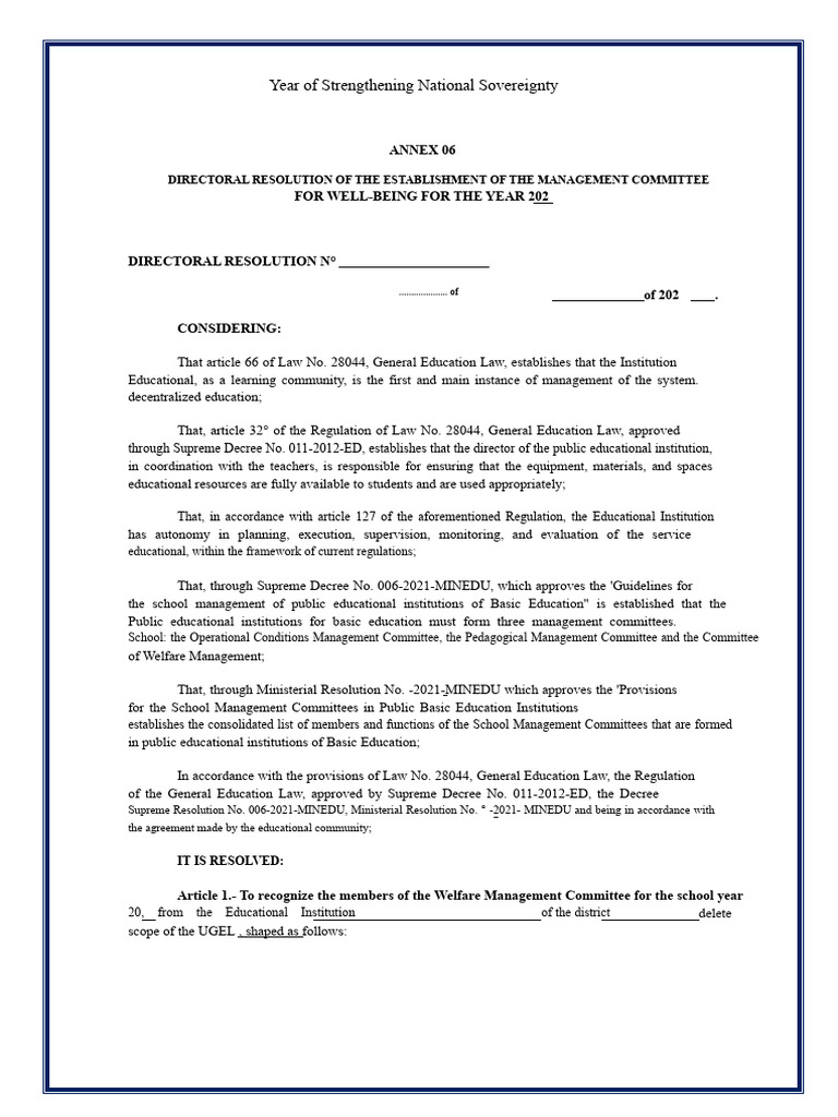 Rd-Welfare Management Committee | PDF