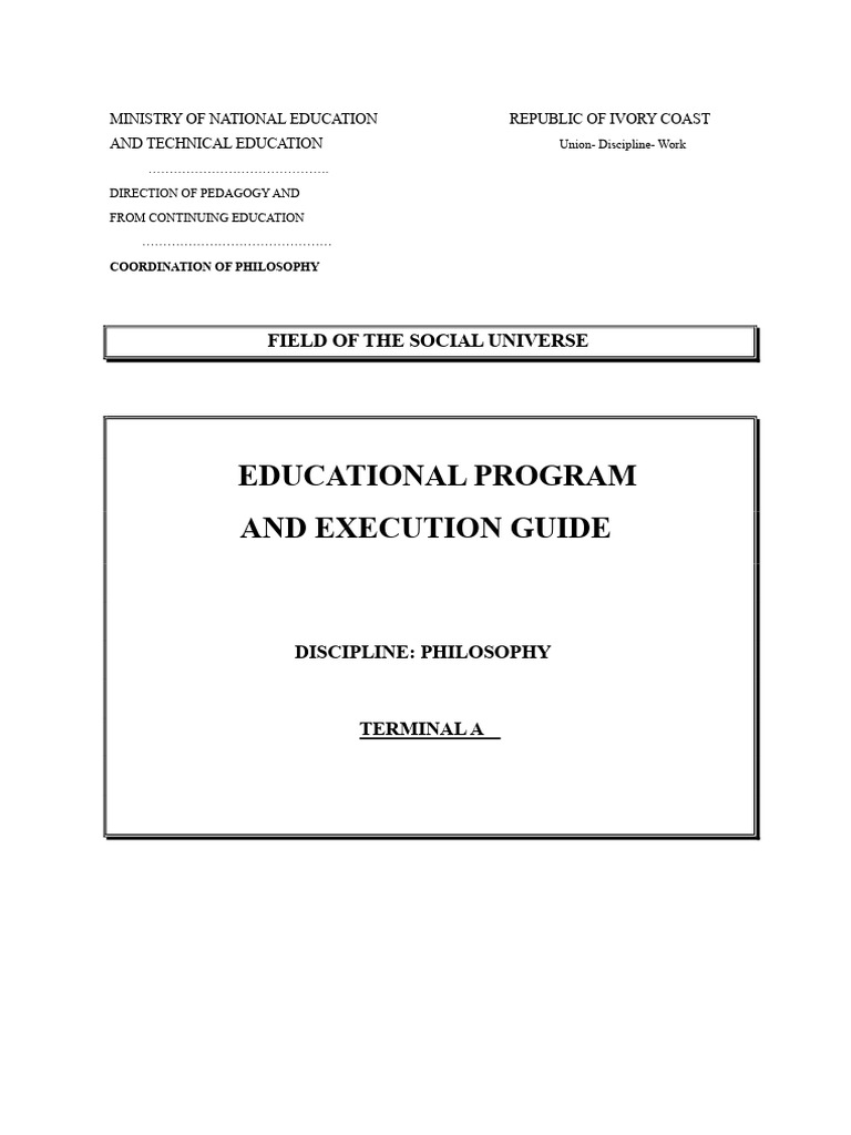 Philo TLE - A1 - A2 | PDF | Learning | Knowledge