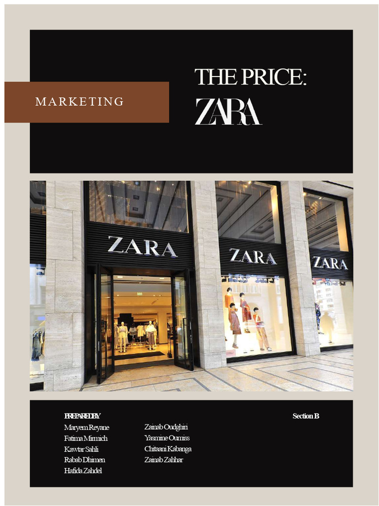 The price of Zara | PDF | Pricing | Brand