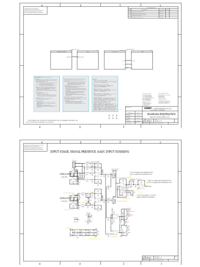QSC k8 k10 k12 Ksub K Series SCH | PDF | Amplificador | Tecnología de ...