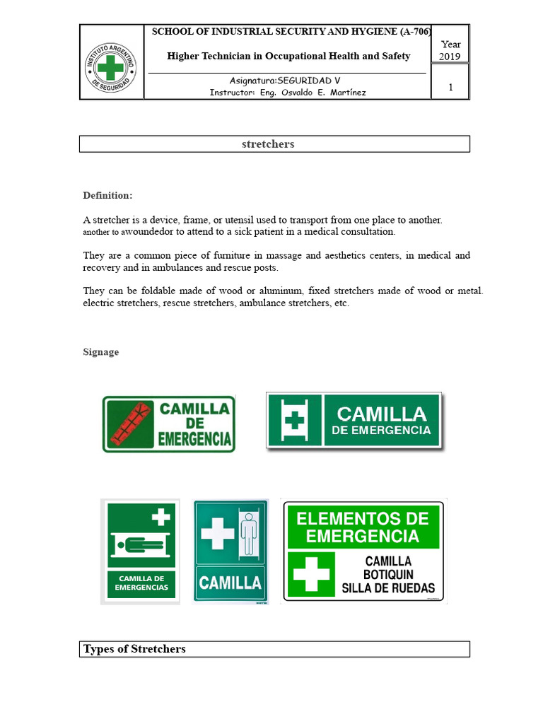 Stretchers: Definition | PDF