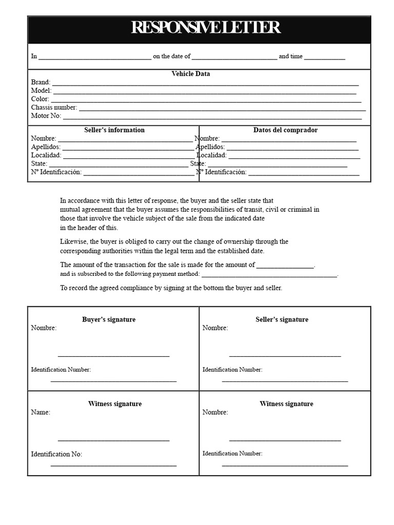 Responsibility Letter PDF | PDF | Private Law