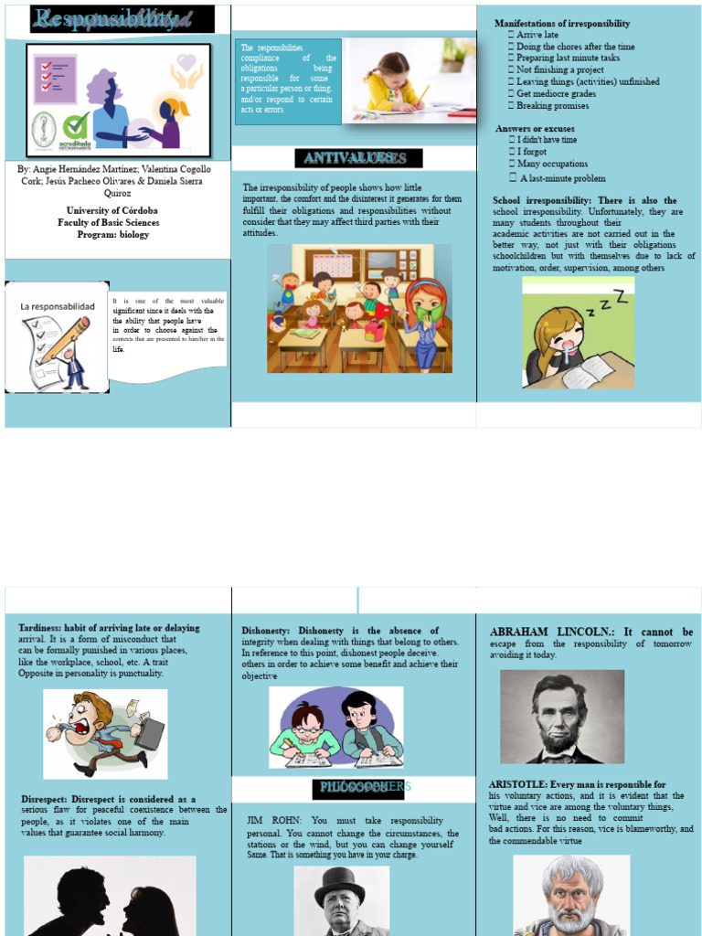 Foldable Responsibility | PDF | Psychological Concepts | Psychology