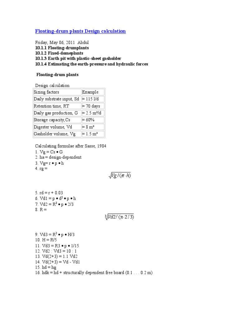 Floating | PDF | Civil Engineering | Gases