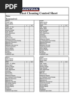 Master Sanitation Schedule Template | PDF
