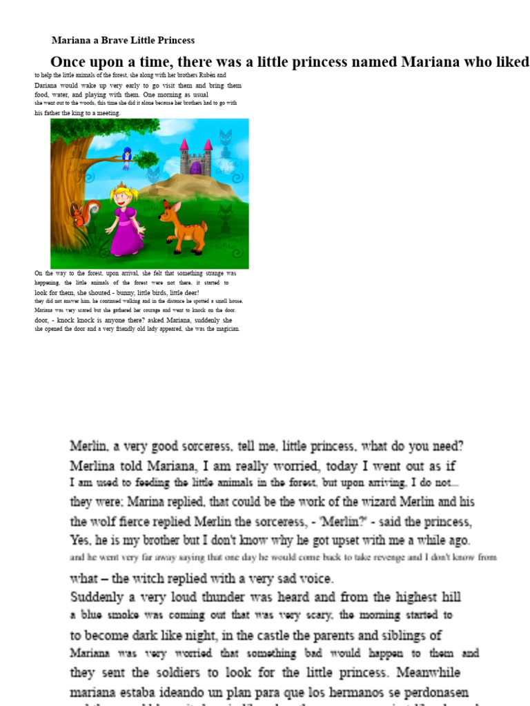 Mariana A Brave Little Princess | PDF