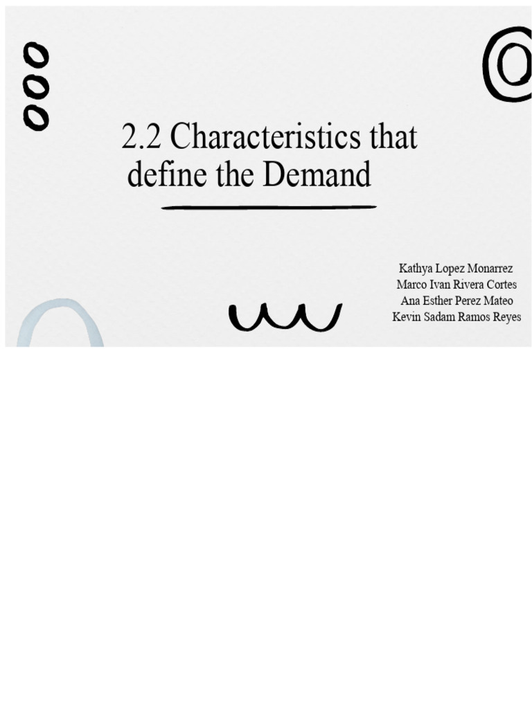 2.2 Characteristics of Demand | PDF | Demand | Elasticity (Economics)