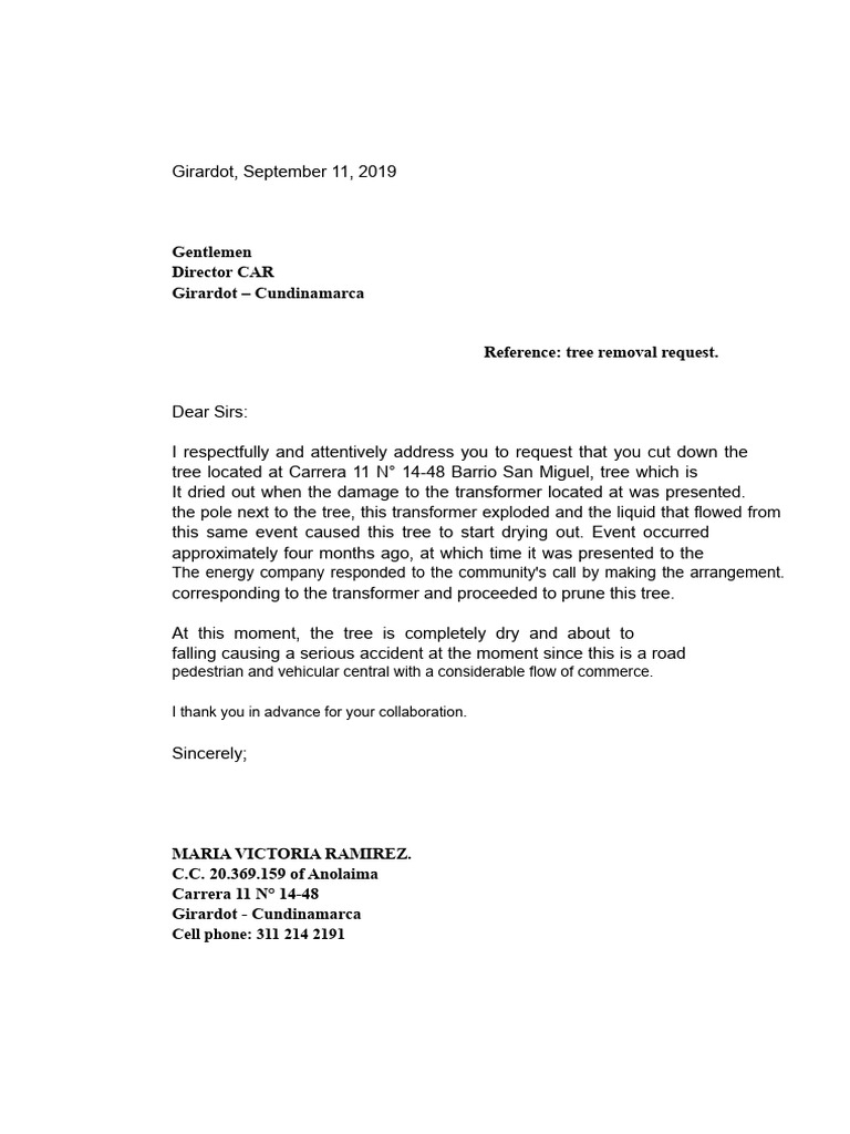 CAR Letter | PDF