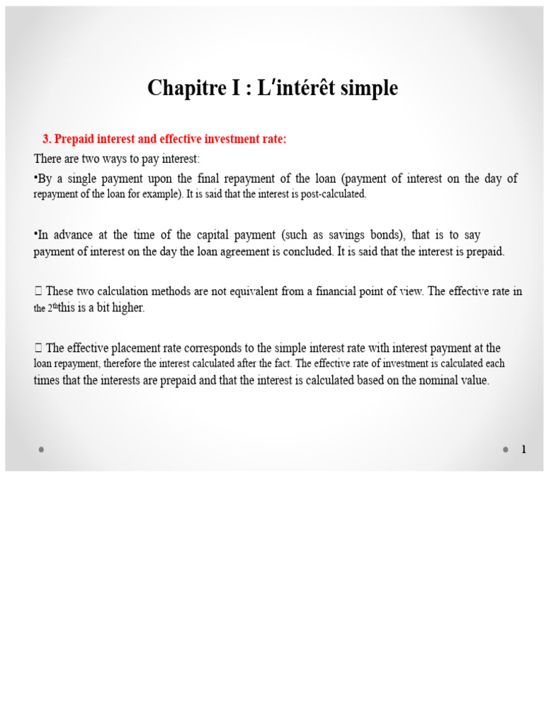1.3 Precomputed Interest and Effective Investment Rate | PDF | Interest ...