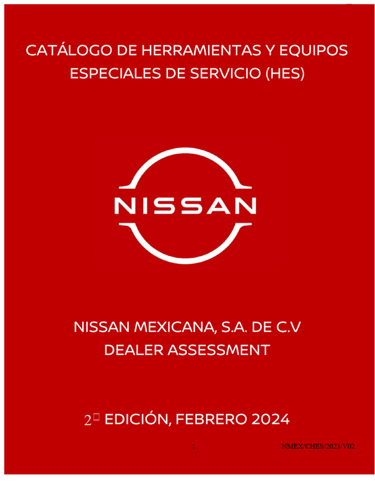 Katalog HES NISSAN V2.0 - Lut2024 | PDF