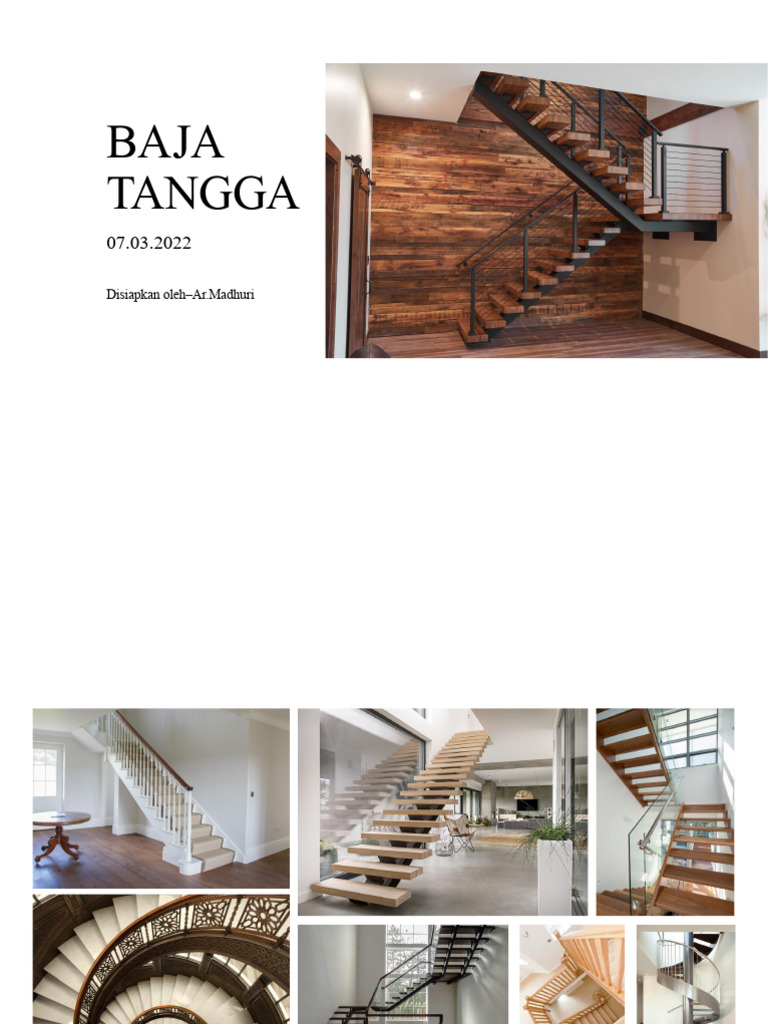 Jenis dan Material Tangga Logam | PDF