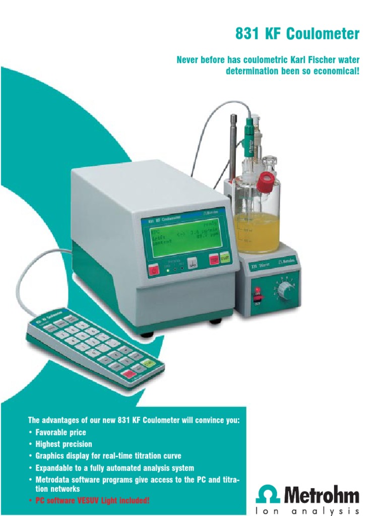 11. 831 KF Coulometer | Personal Computers | Automation