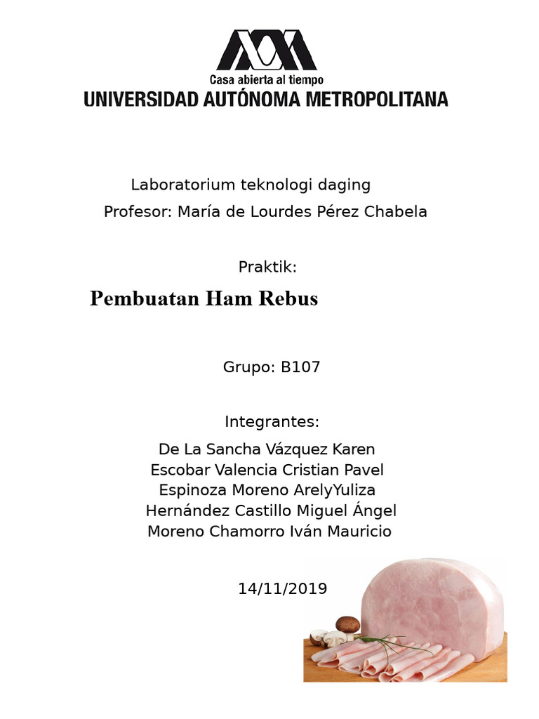 Praktik Daging Ham | PDF