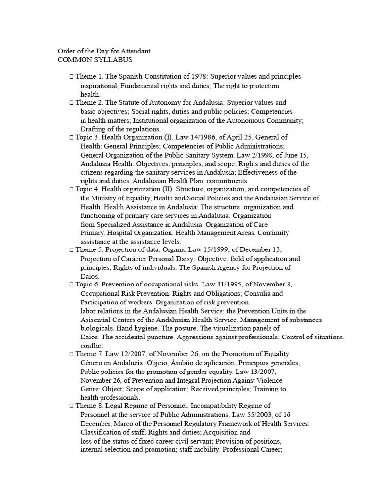 SAS Attendant Curriculum | PDF | Autonomy