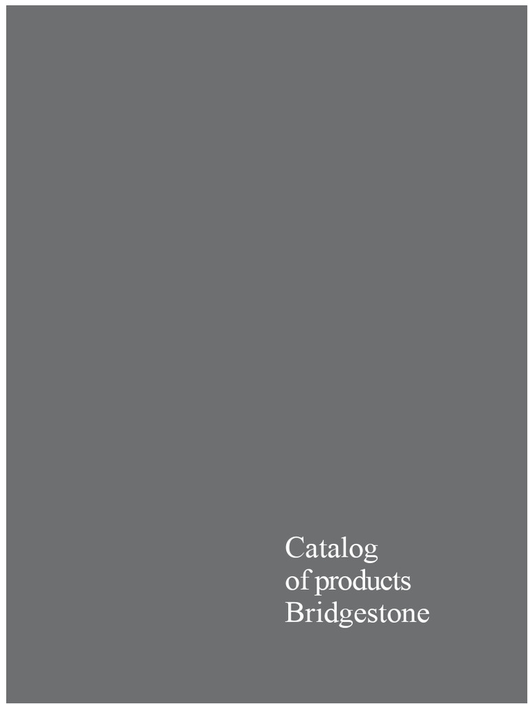 Bridgestone Tire Product Catalog | PDF | Tire | Transport