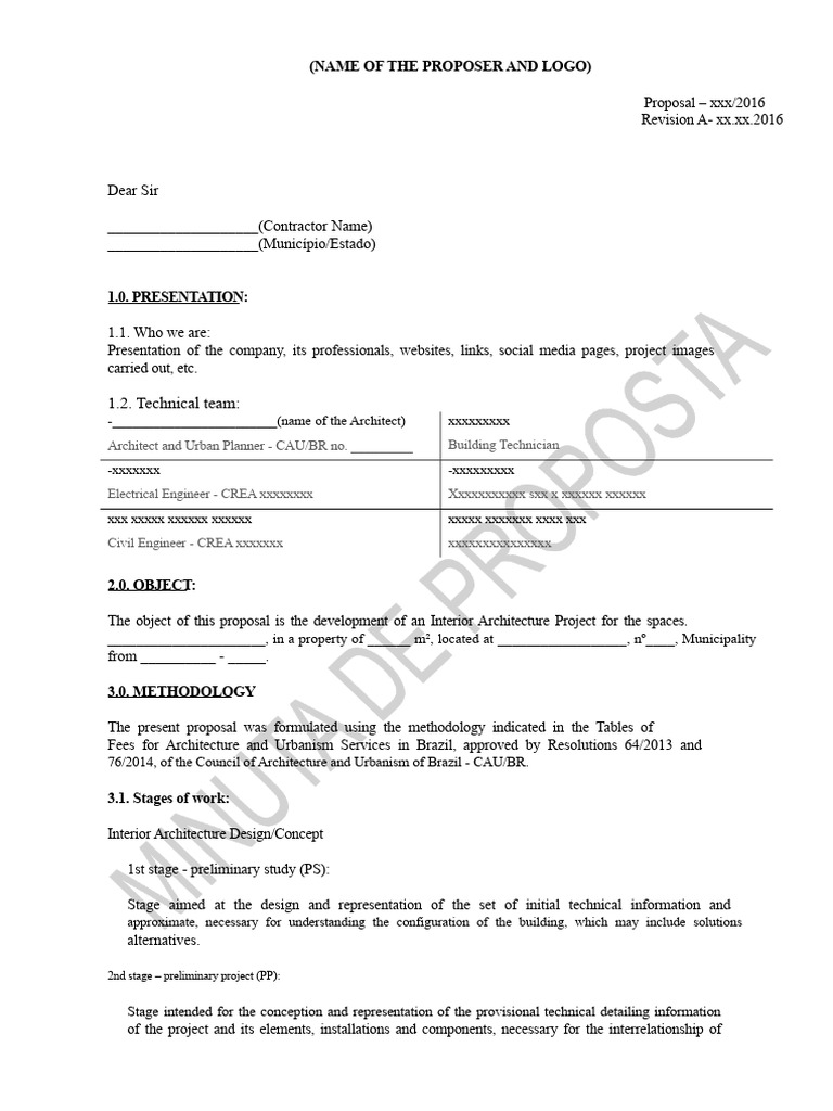 Architecture Proposal Template | PDF | Information