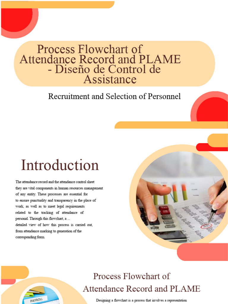 Flowchart of Attendance Registration and Payroll - Attendance Control ...